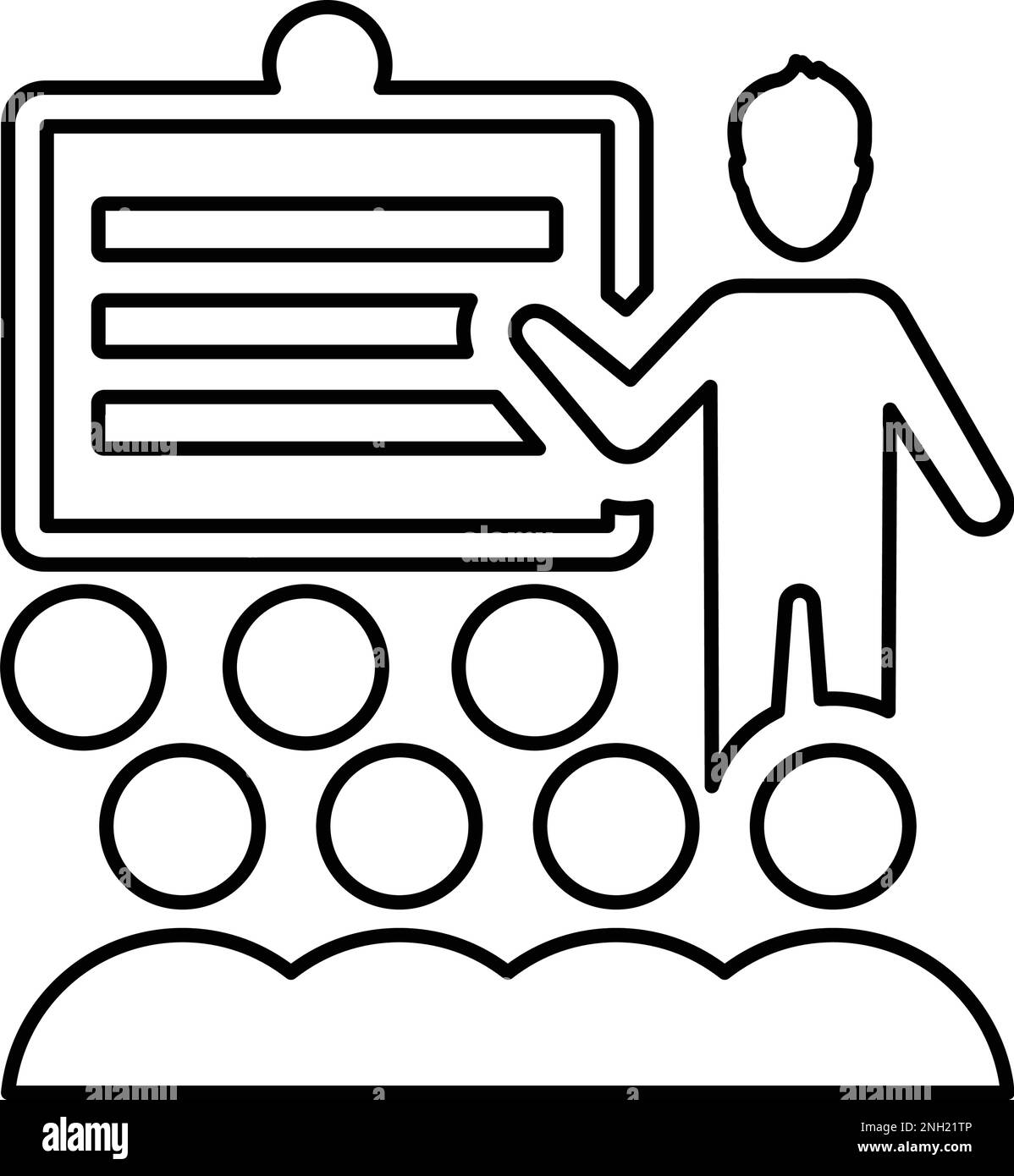 Training, presentation icon design template vector illustration for ...