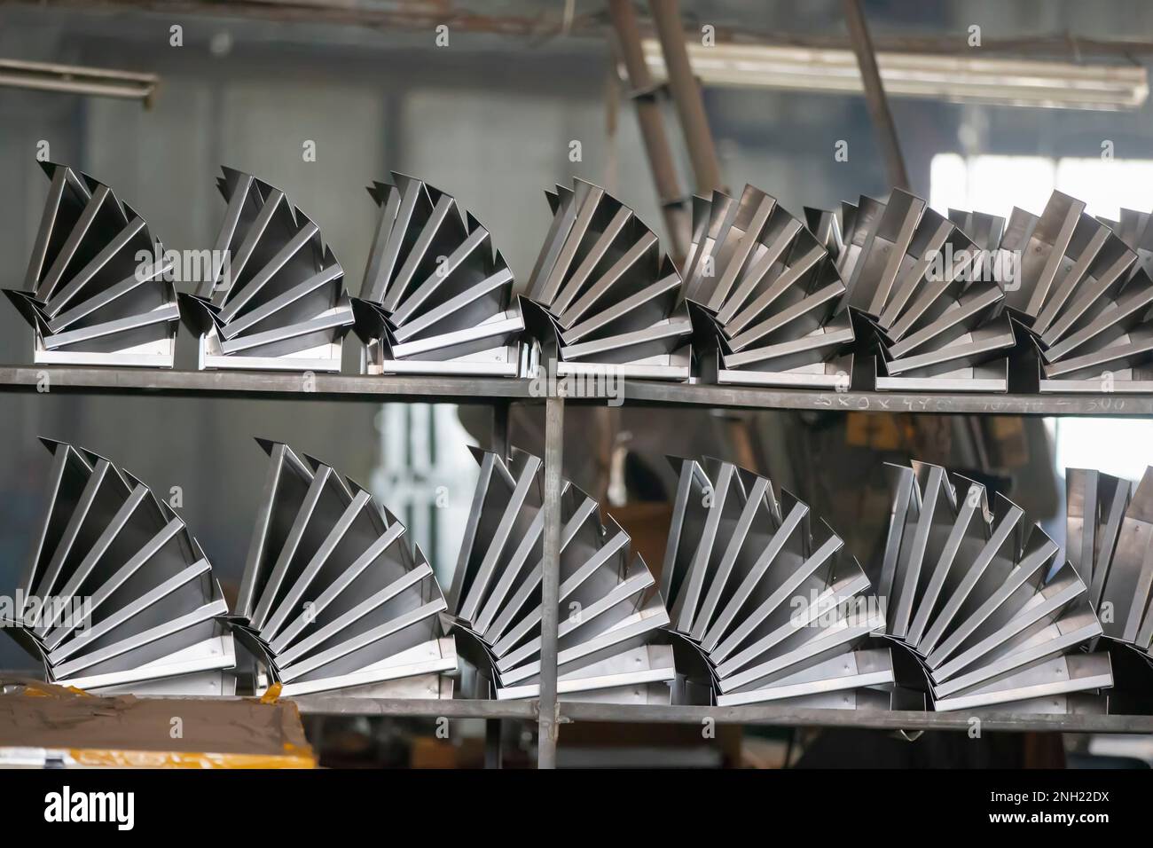 Metal blanks in the shop of a metallurgical plant Stock Photo - Alamy