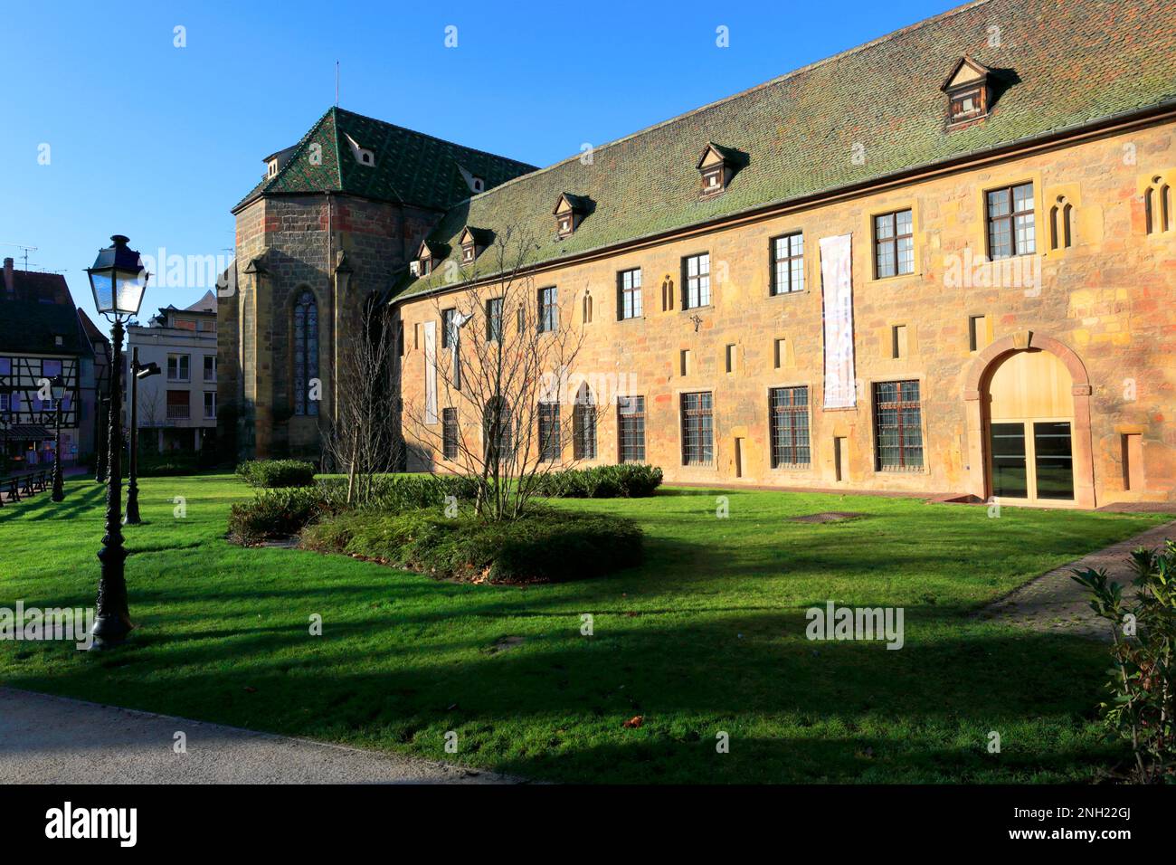 The Unterlinden Museum, Colmar town, Alsatian wine area, Alsace, France ...