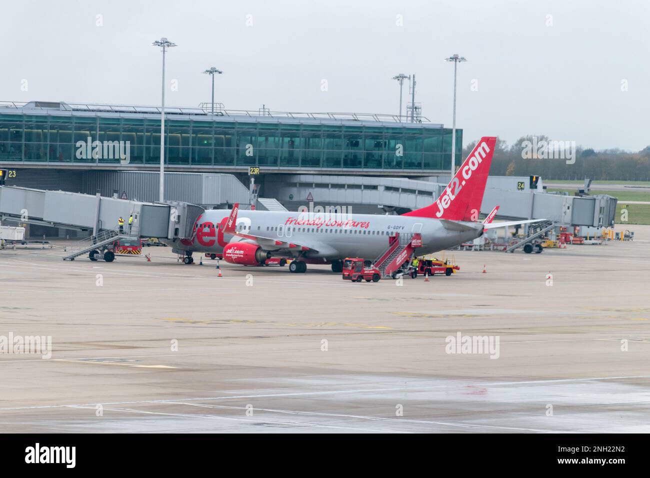 Stansted, United Kingdom - December 3, 2022: Boeing 737-85F of jet2 ...