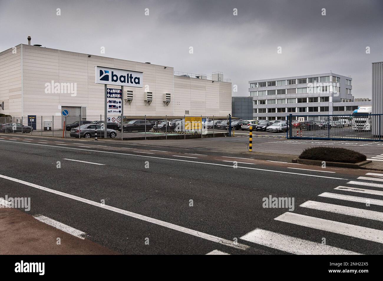 Illustration picture shows the headquarters of textile floor coverings ...
