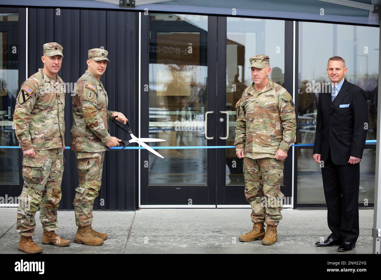 Ceremonial Ribbon Cutting for the Tri-Cities Readiness Center, from ...