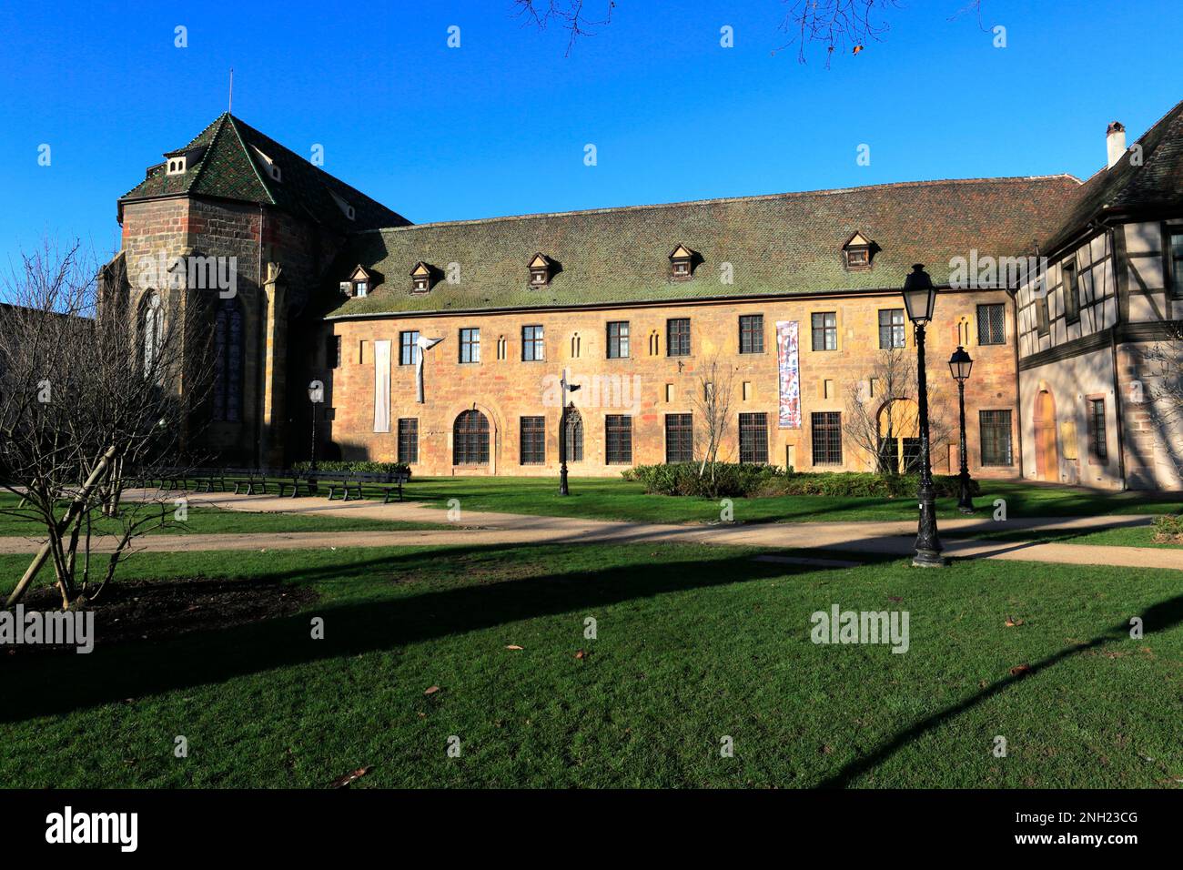 The Unterlinden Museum, Colmar town, Alsatian wine area, Alsace, France ...