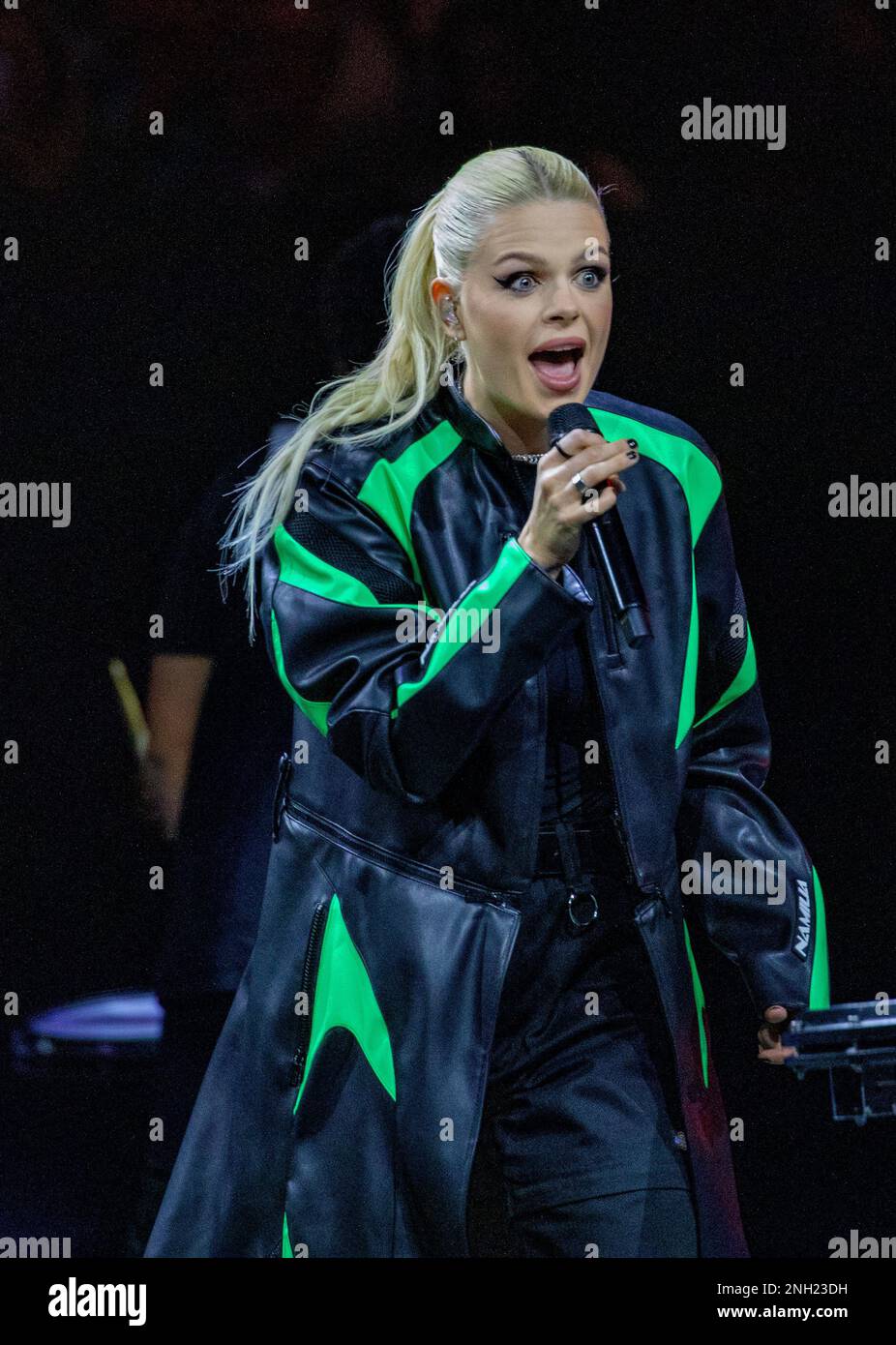 Davina Michelle at the men's singles final of the 50th edition of the ...