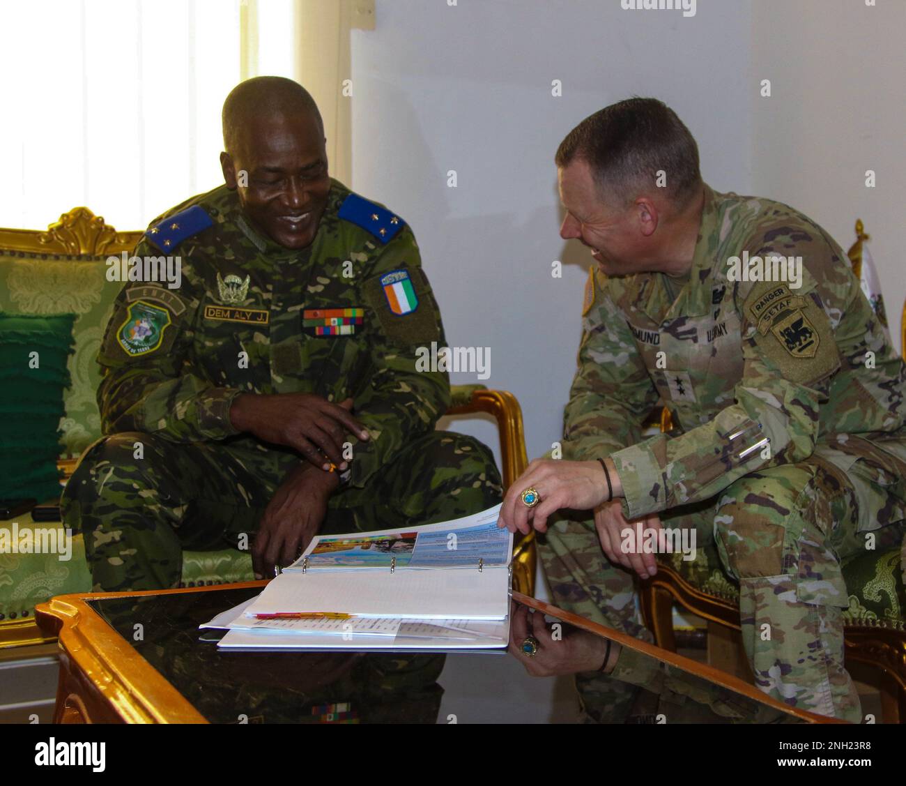 Armed Forces of Cote d’Ivoire Chief of Staff of the Army Maj. Gen. Aly ...