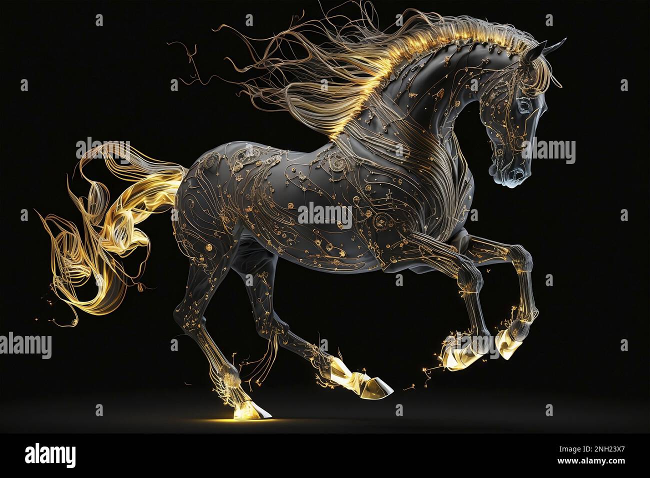 Fiery stallion hi-res stock photography and images - Alamy