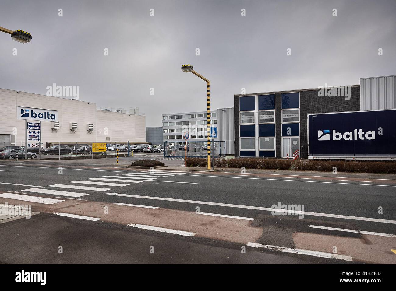 Illustration picture shows the headquarters of textile floor coverings ...