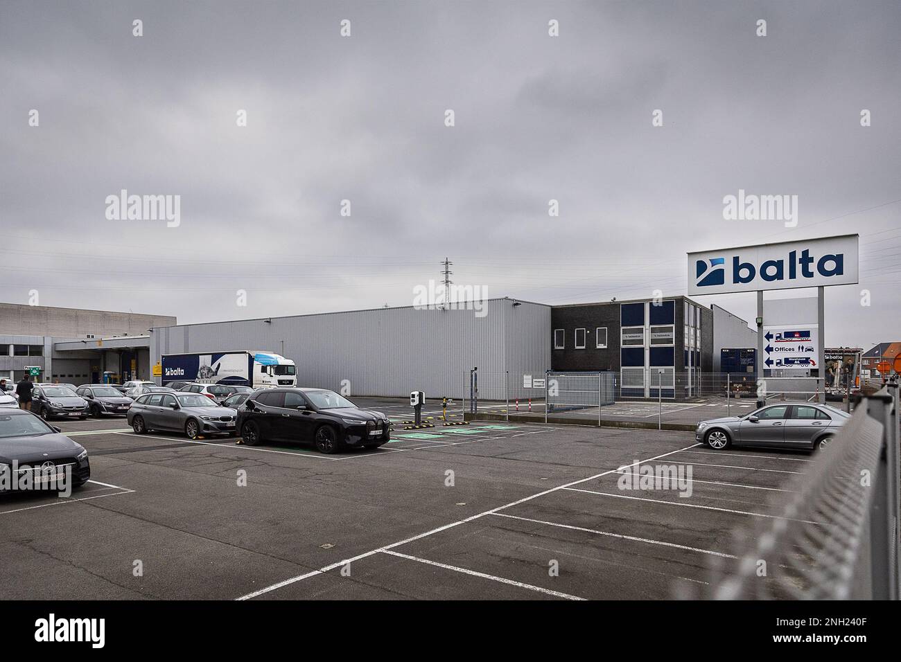Illustration picture shows the headquarters of textile floor coverings ...