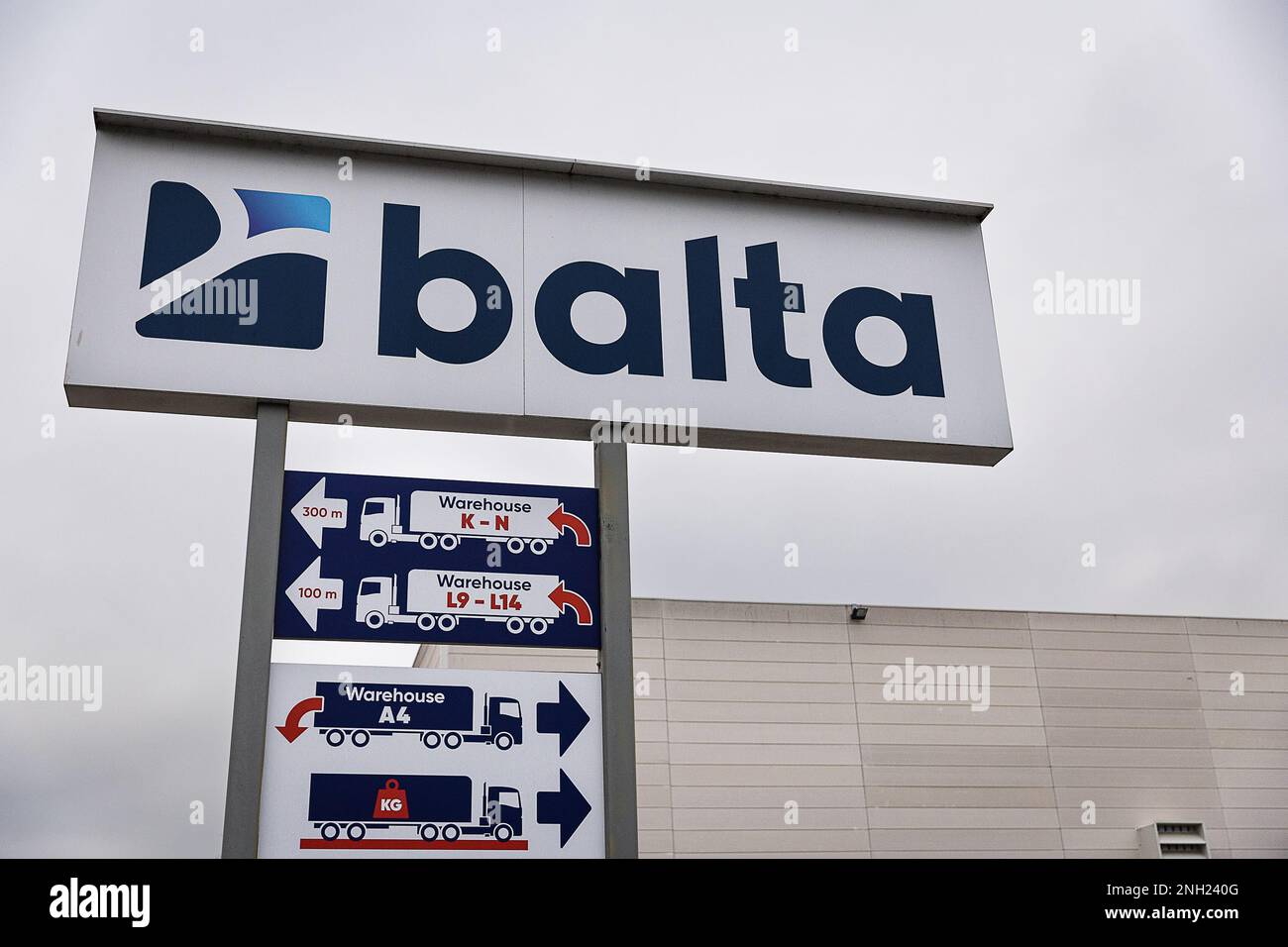 Illustration picture shows the headquarters of textile floor coverings ...