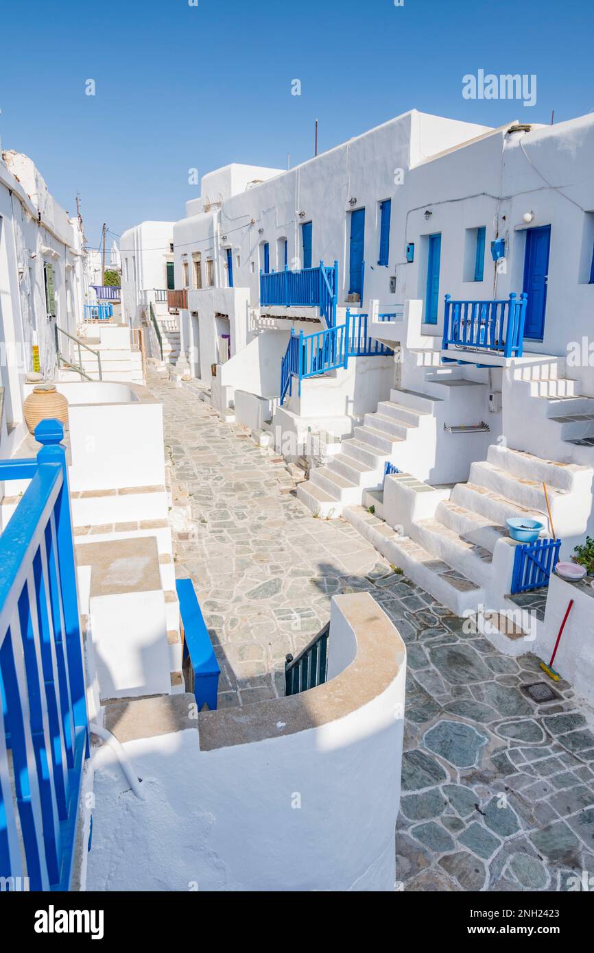 The characteristic neighborhood of Castro in Chora village, Folegandros ...