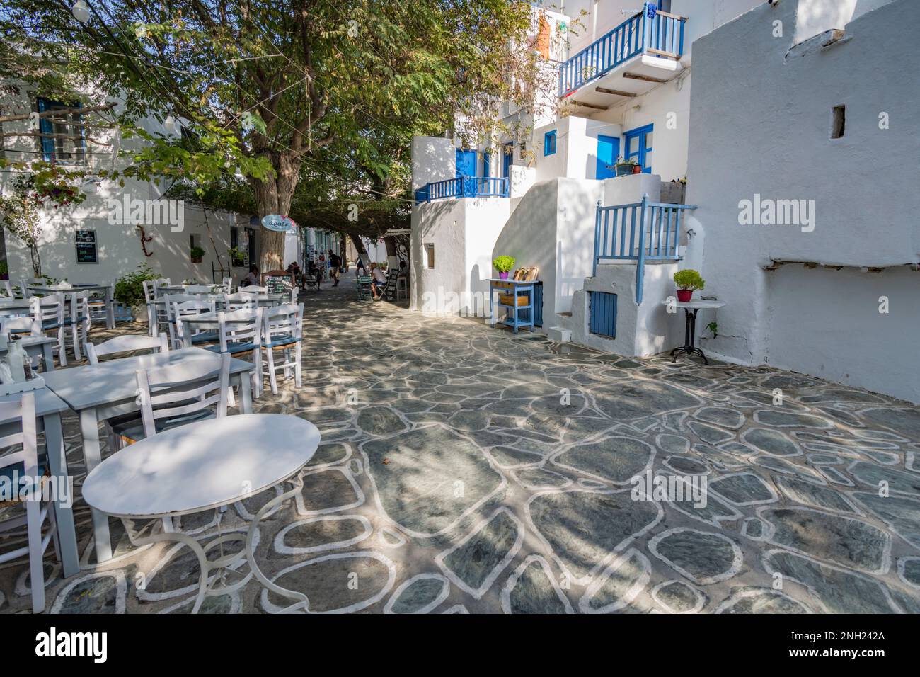 Flagstone floor greek islands hi-res stock photography and images - Alamy