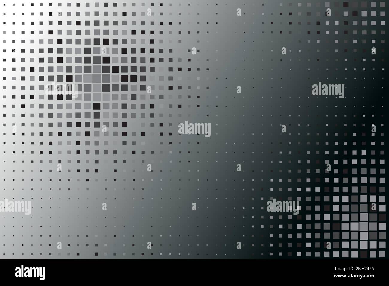 Abstract geometric graphic halftone square pattern. Futuristic background. Minimal 80s Style ...