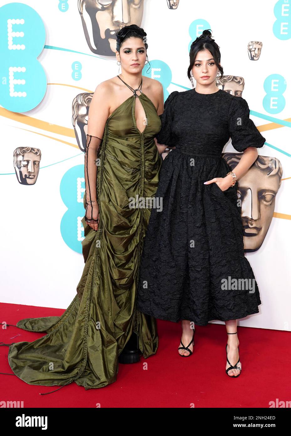 Sarah Mardini (left) and Yusra Mardini attending the 76th British ...