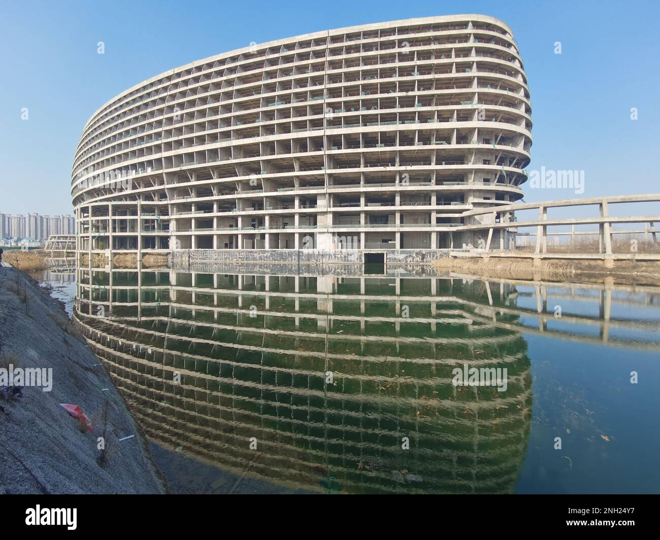 HUAINAN, CHINA - FEBRUARY 20, 2023 - The main frame of an unfinished ...