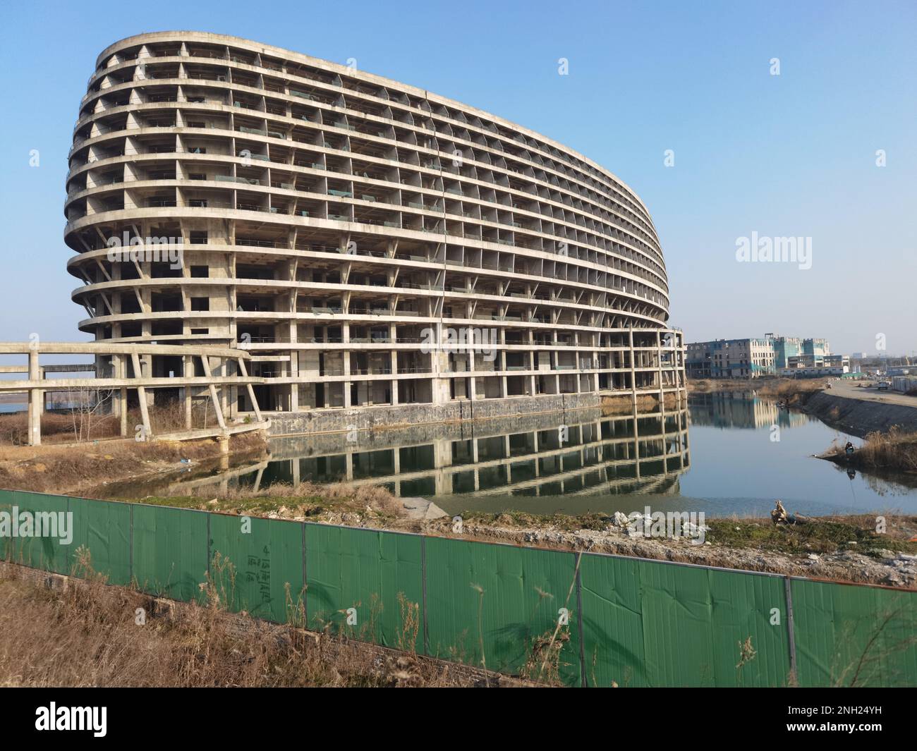 HUAINAN, CHINA - FEBRUARY 20, 2023 - The main frame of an unfinished ...