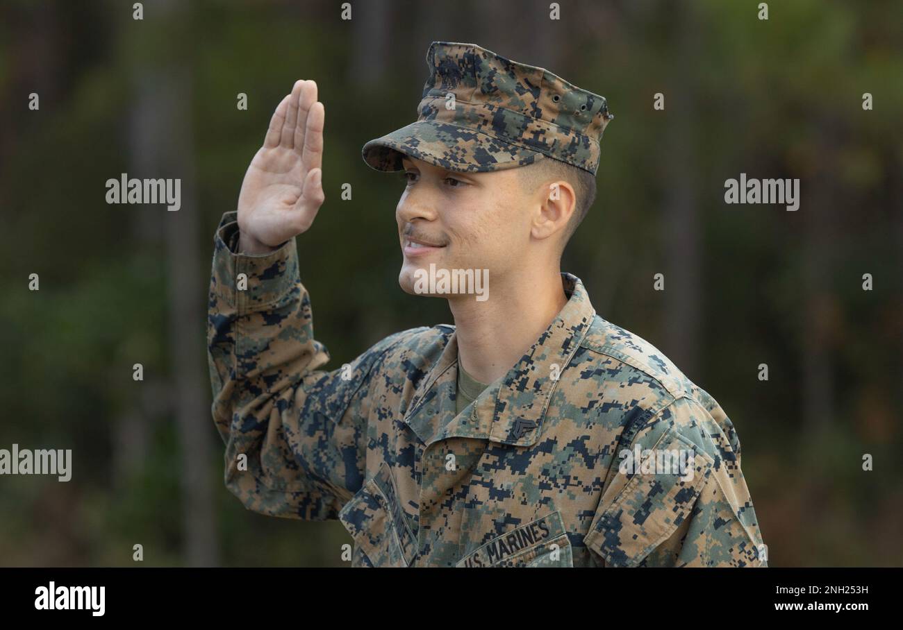 U.S. Marine Corps Cpl. Marco Hernandez, a Ridgecrest, California ...