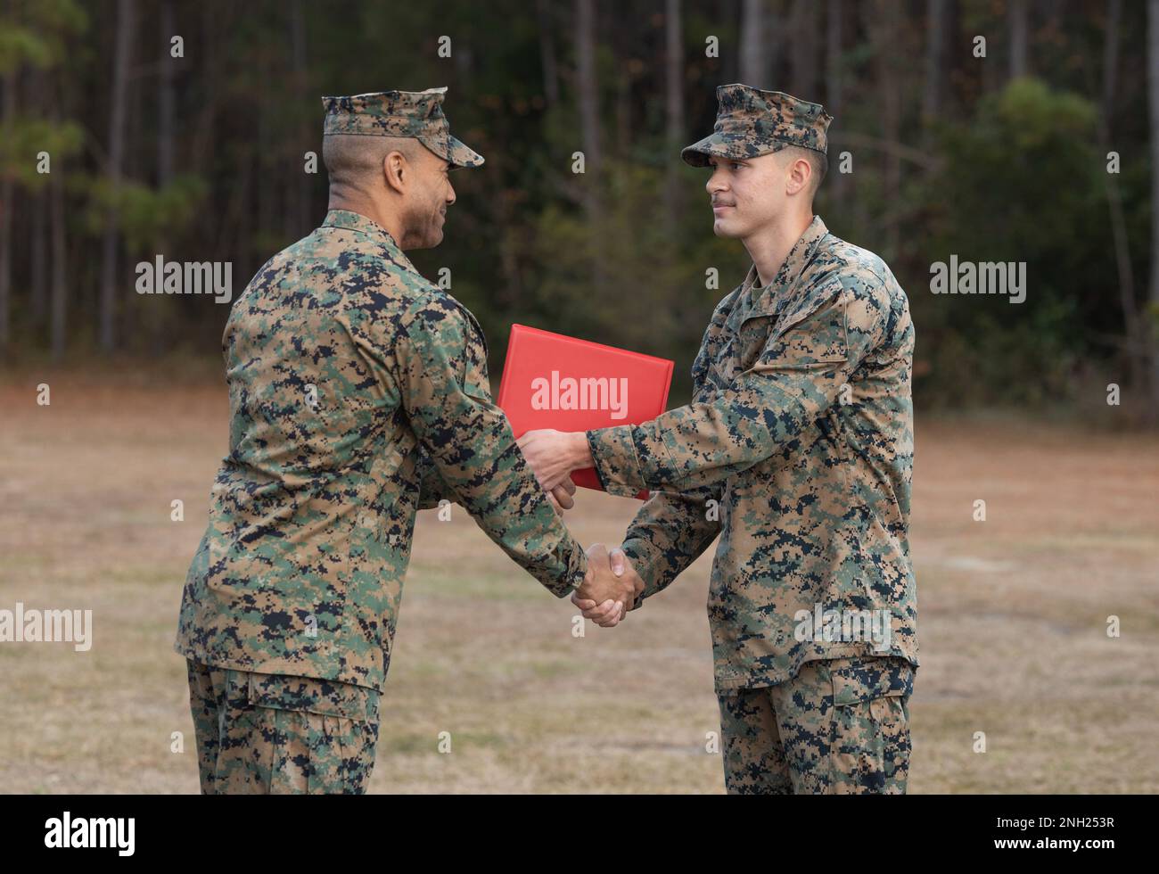 U.S. Marine Corps Brig. Gen. Calvert Worth, commanding general of 2d ...