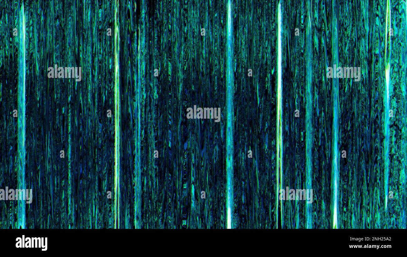 glitch texture static distortion green noise dark Stock Photo - Alamy
