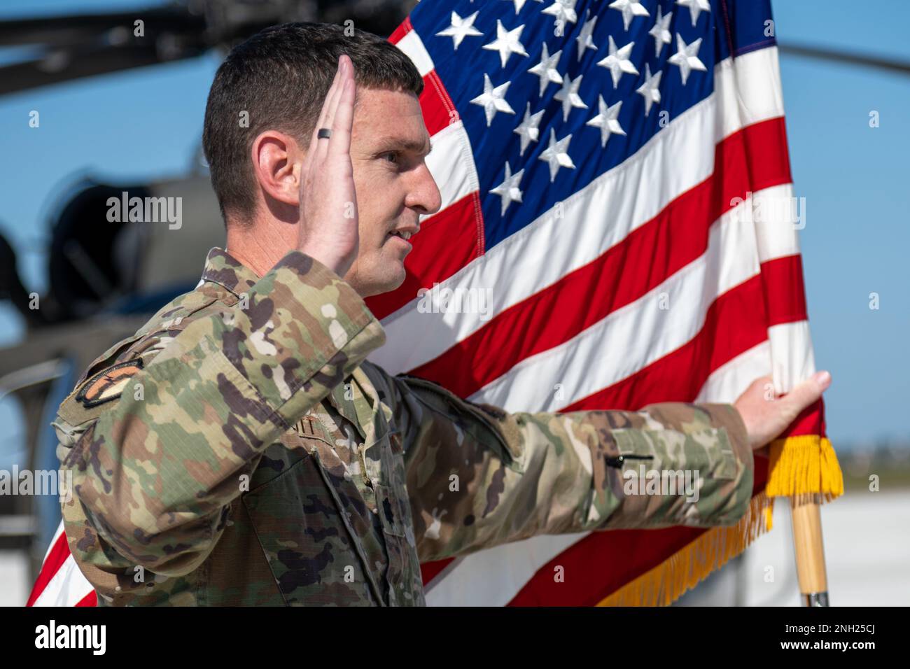 U.S. Air Force Lt. Col. Brian Rutt, 6th Security Forces commander ...