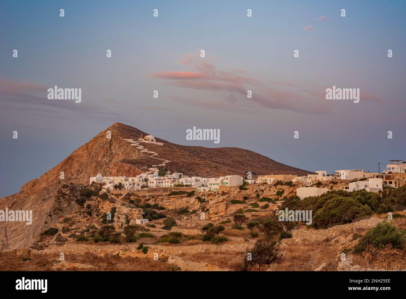 Dry stone walls folegandros hi-res stock photography and images - Alamy