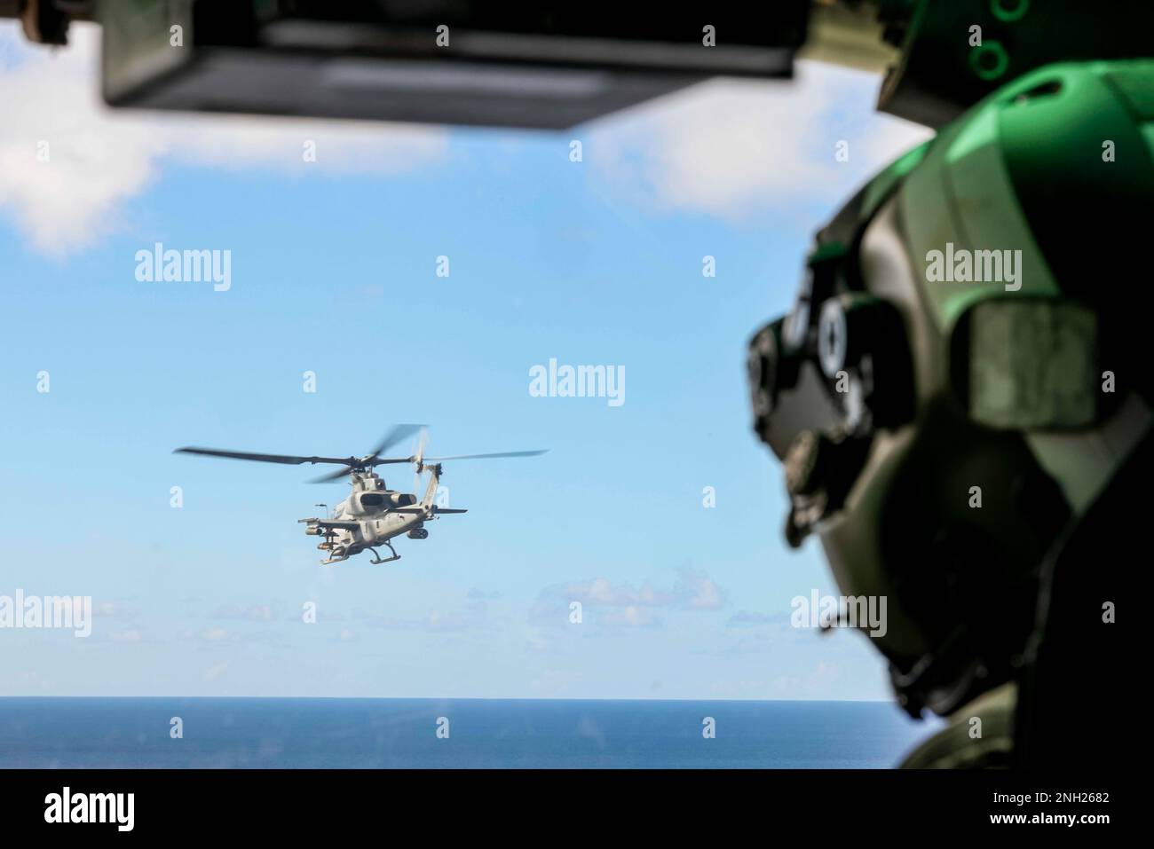 U.S. Marines with Marine Light Attack Helicopter Squadron 369, Marine ...