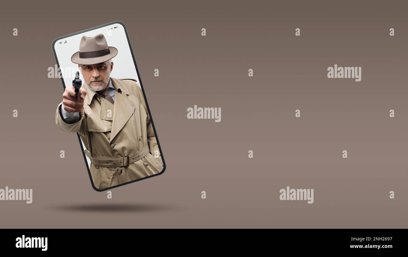 Secret service agent gun hi-res stock photography and images - Alamy