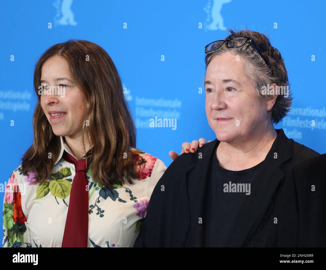 Berlin, Germany. 19th February 2023. Producers Pamela Koffler and ...