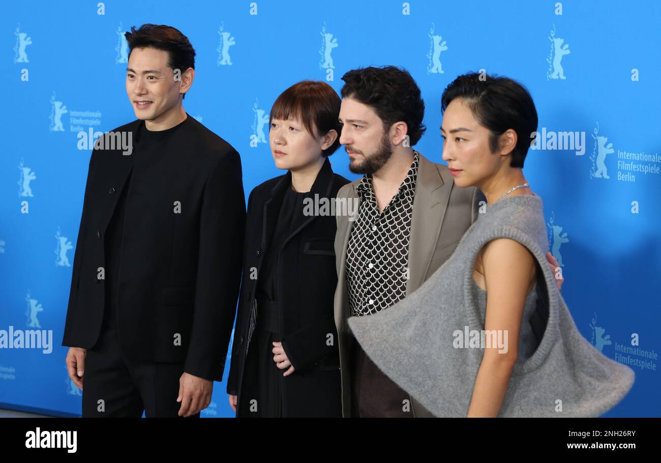 Berlin, Germany. 19th February 2023. Actor Teo Yoo, Director Celine ...
