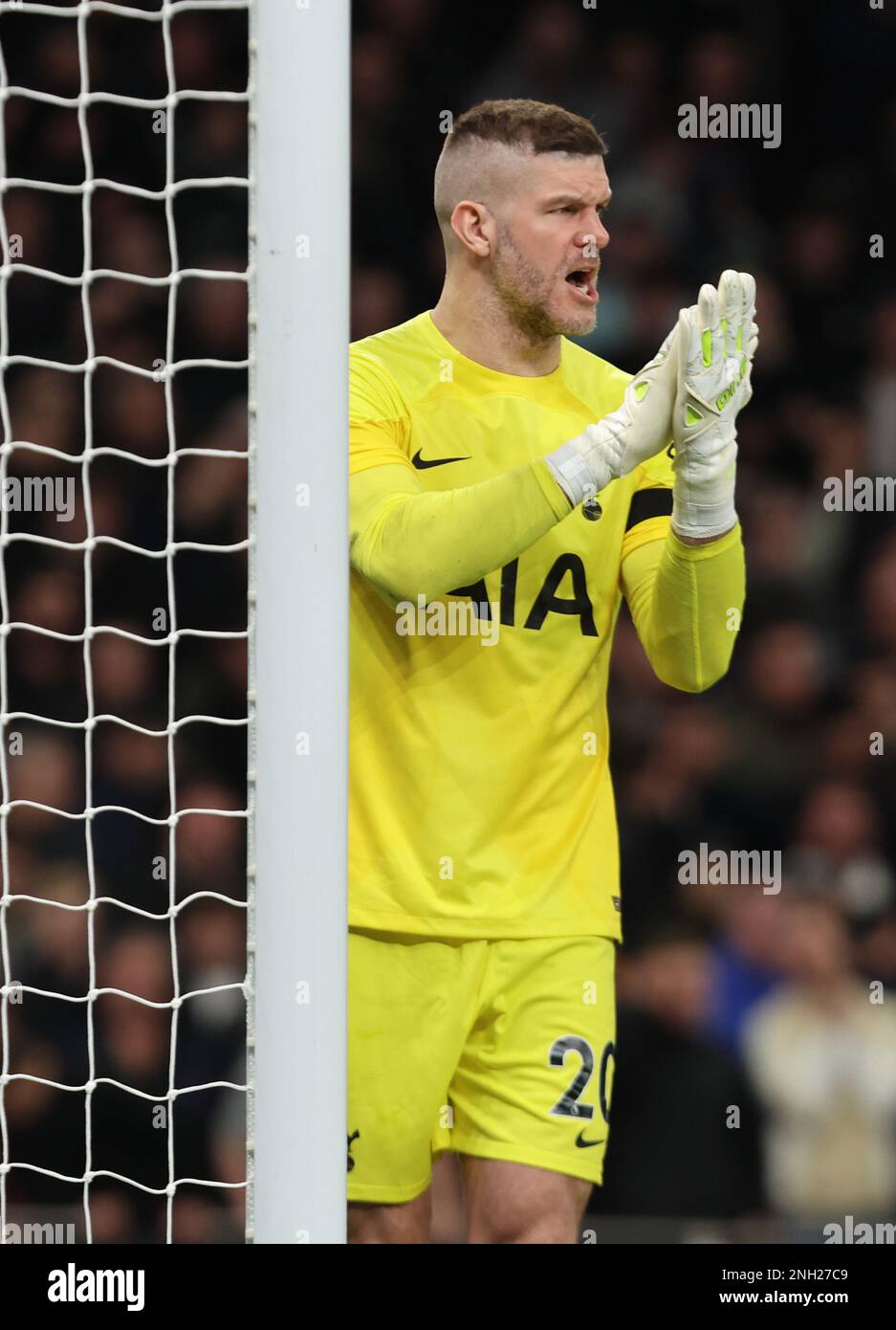 Tottenham Hotspur's Fraser Forster during the English Premier League ...