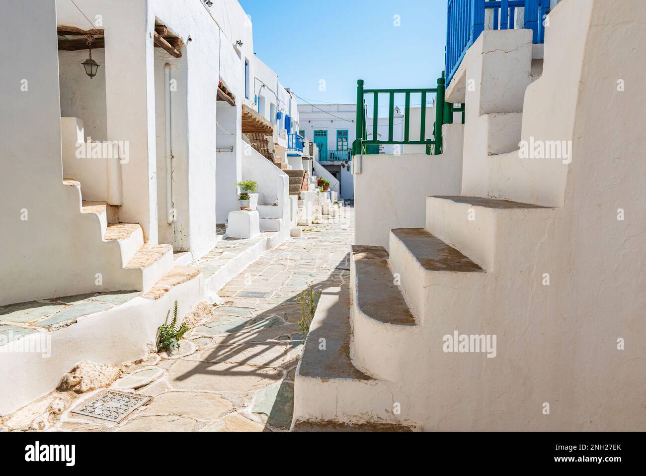 The characteristic neighborhood of Castro in Chora village, Folegandros ...