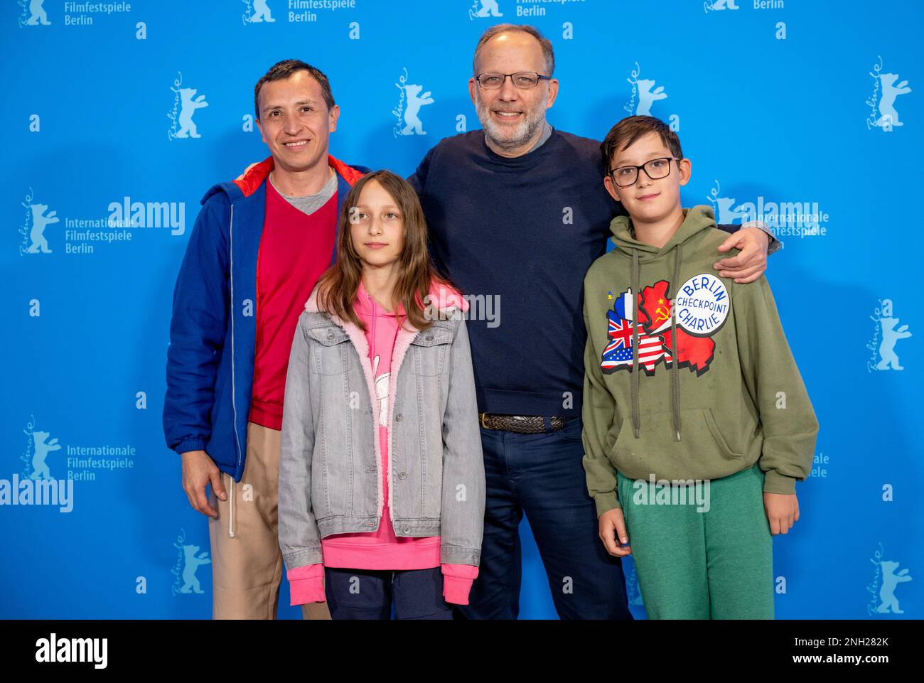 Berlin Germany 20th Feb 2023 Us Director Ira Sachs 2nd From Right