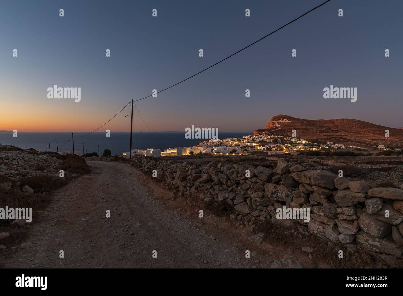 Dry stone walls folegandros hi-res stock photography and images - Alamy