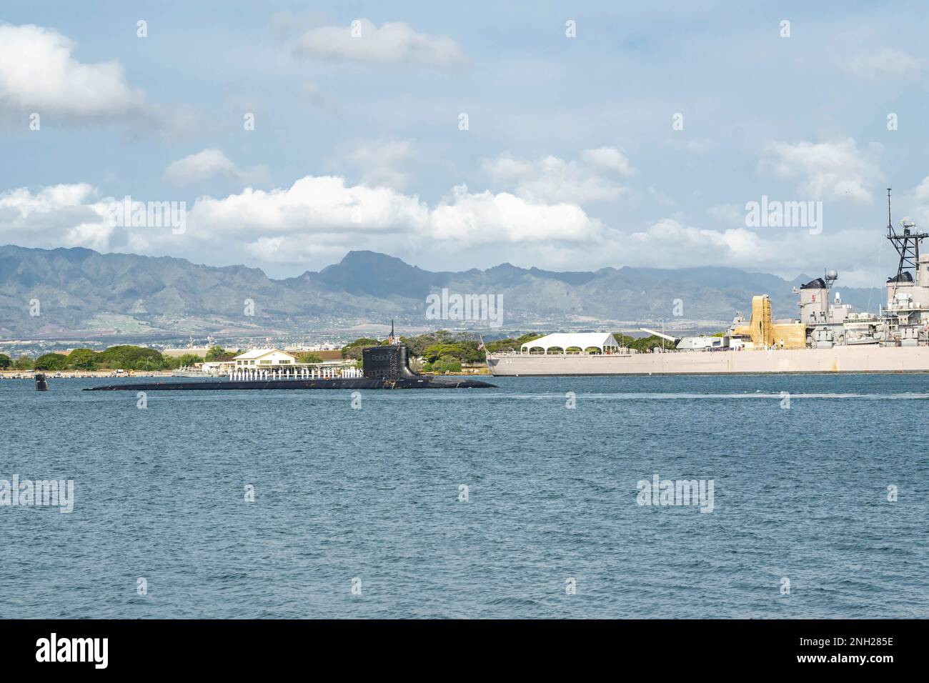 221207-N-EI510-0024 PEARL HARBOR (December 07, 2022) -- The crew of ...