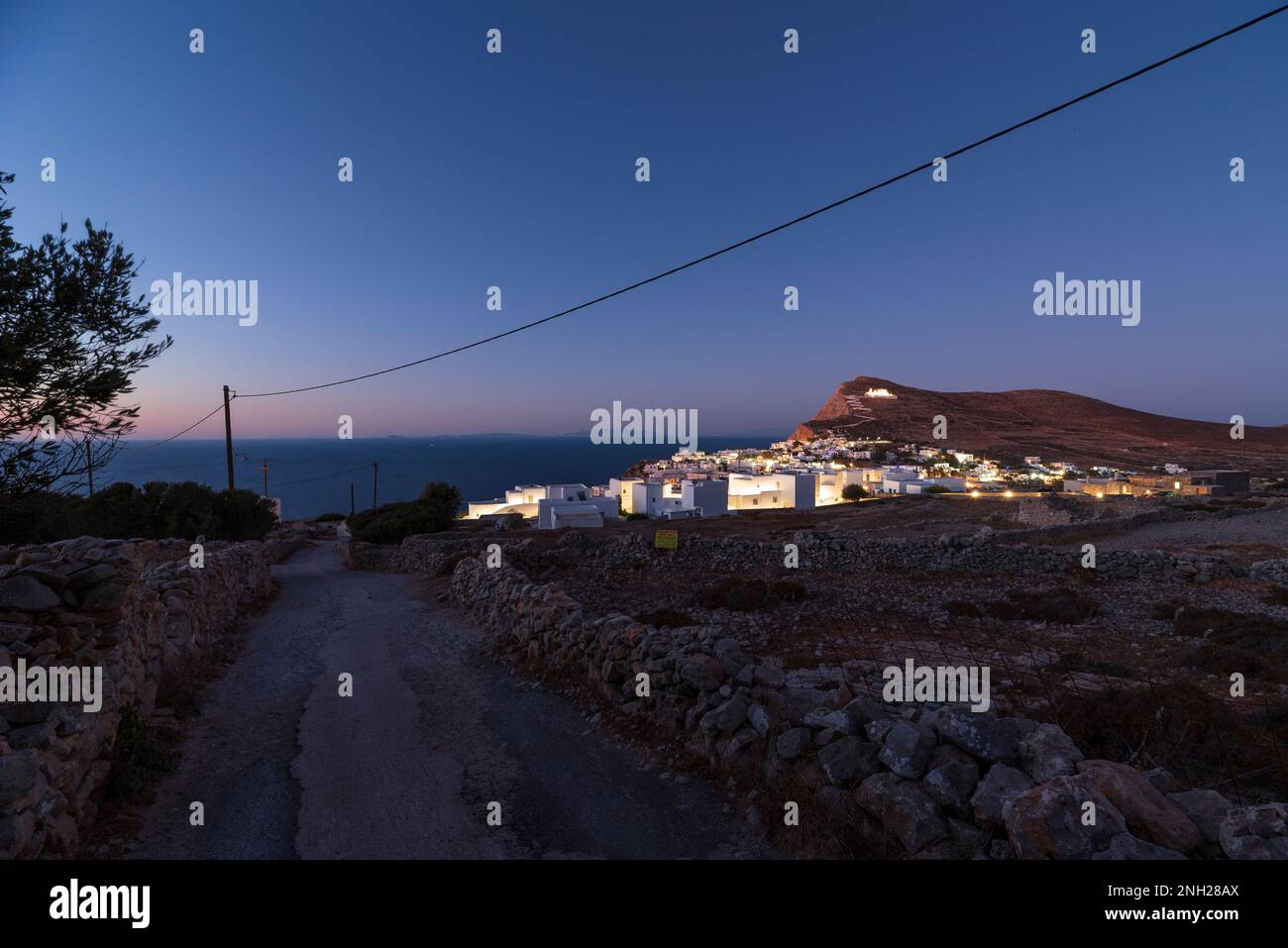 Dry stone walls folegandros hi-res stock photography and images - Alamy