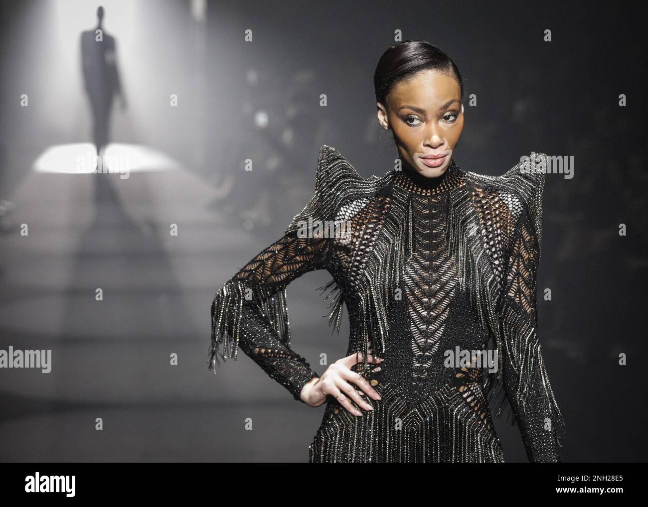 Freemasons Hall, London, UK. 19th Feb, 2023. Canadian fashion model ...