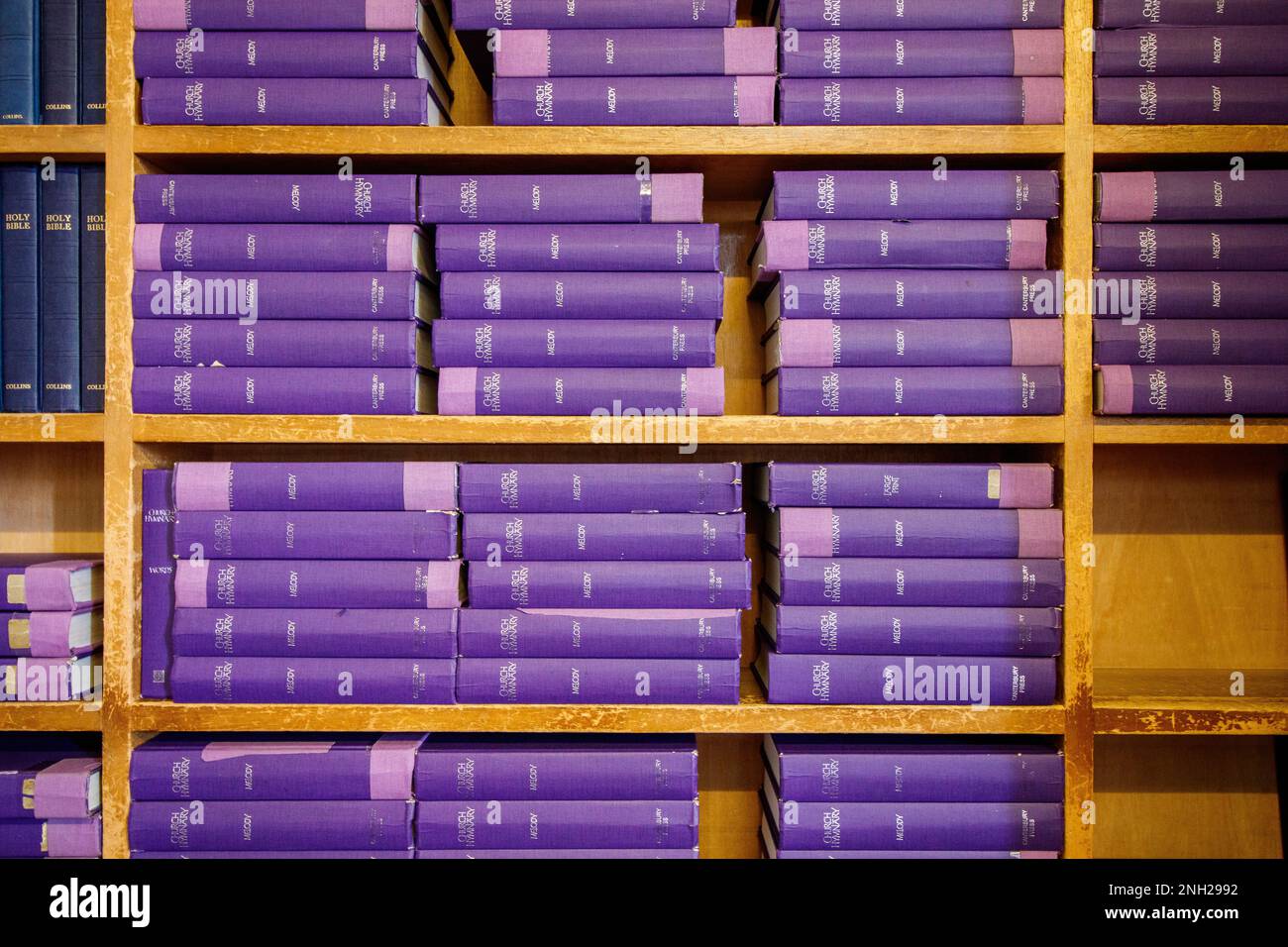 Religeous hymn books hi-res stock photography and images - Alamy