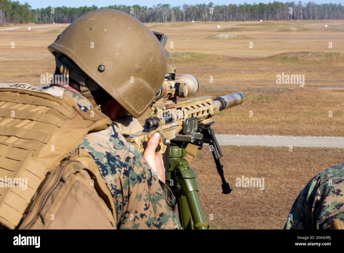 U.S. Marine Corps Lance Cpl. James Justen, a Mortarman with 2nd Marine ...