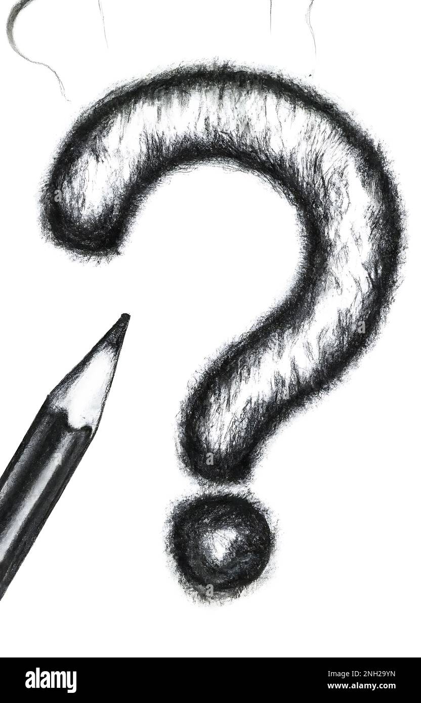 Question answer icon doodle Cut Out Stock Images & Pictures - Alamy