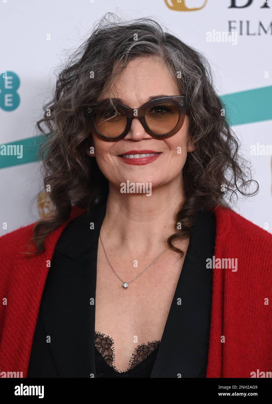 February 19th, 2023, London, UK. Kelli Bean-Miranda arriving at the ...