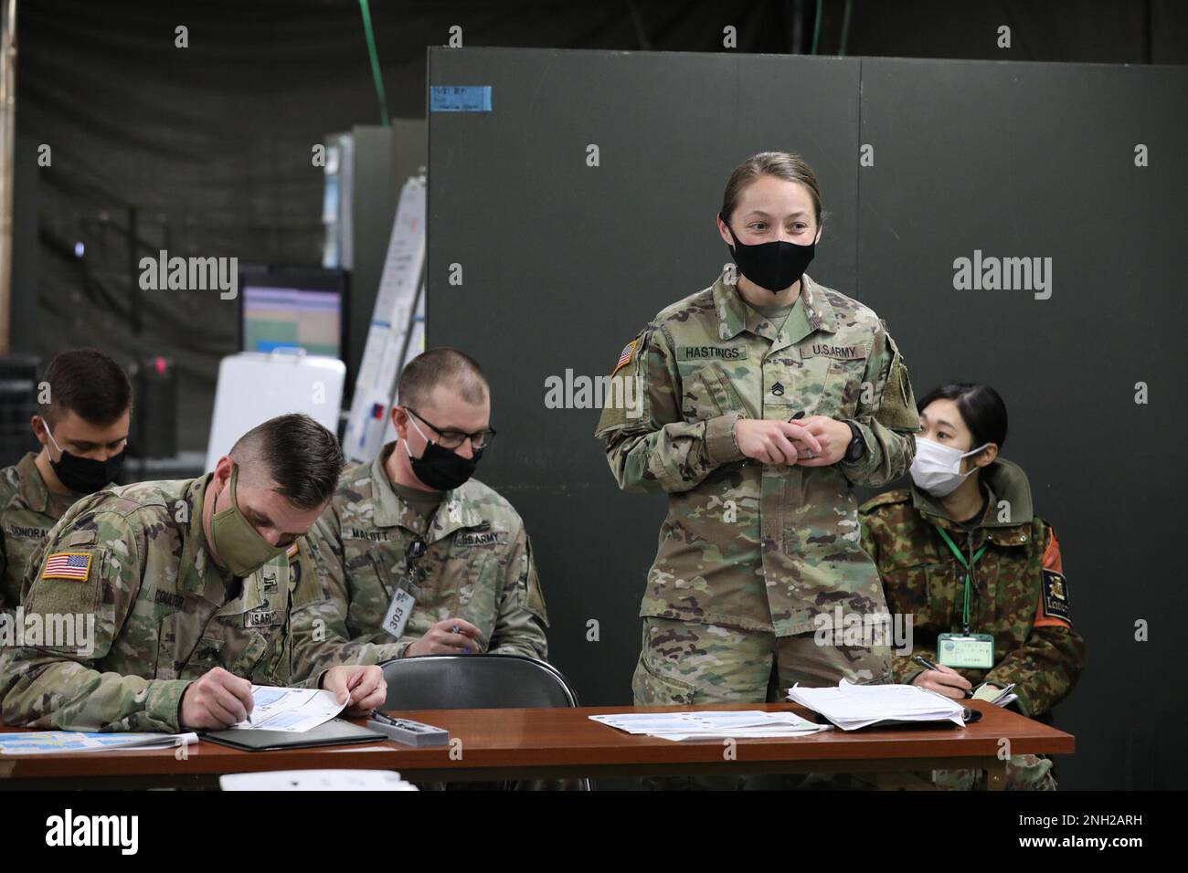 Staff. Sgt. Doria Hastings of the 361st Tactical Psyop Co. is ...