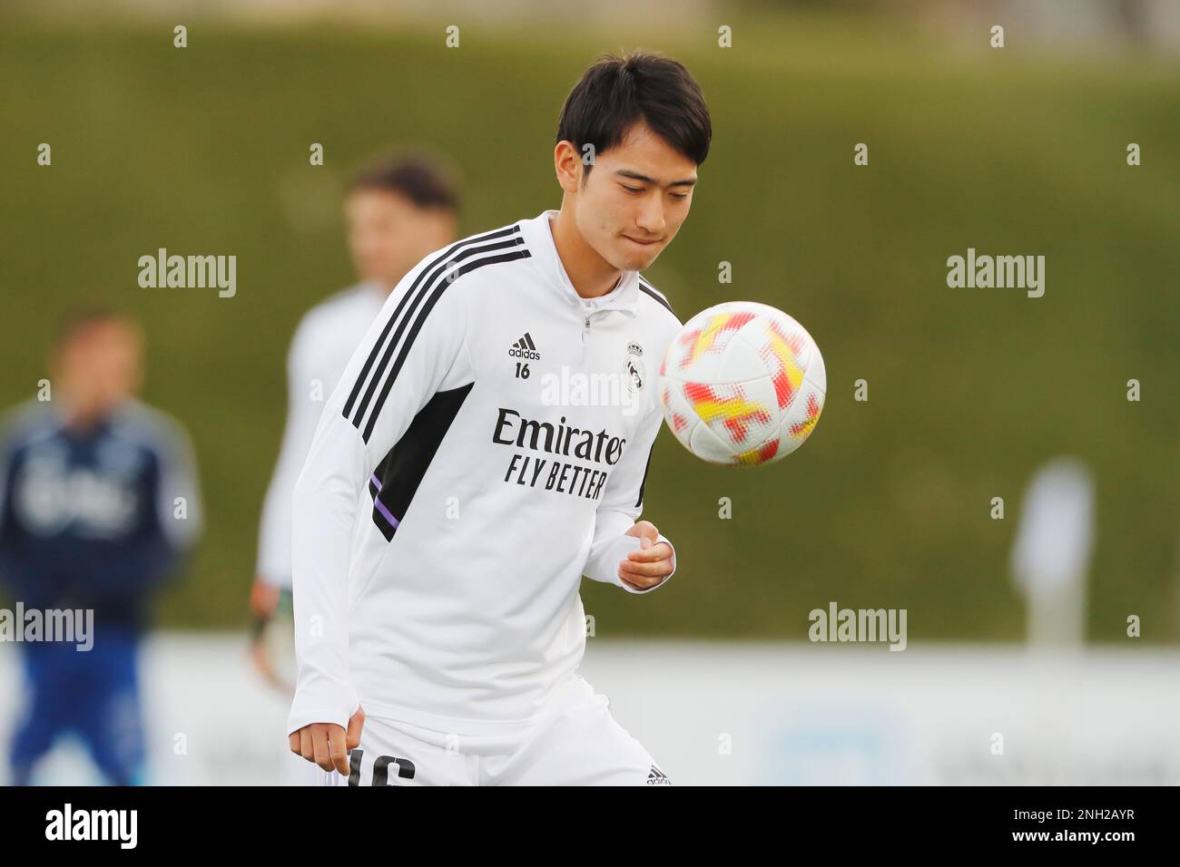 Madrid, Spain. 19th Feb, 2023. Takuhiro Nakai (Castilla) Football ...