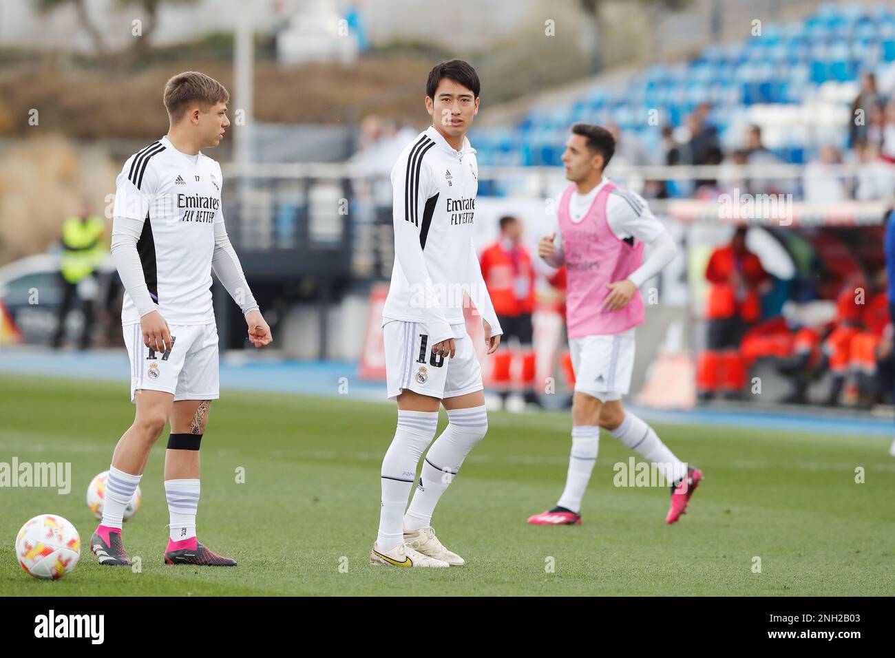 Madrid, Spain. 19th Feb, 2023. Takuhiro Nakai (Castilla) Football ...