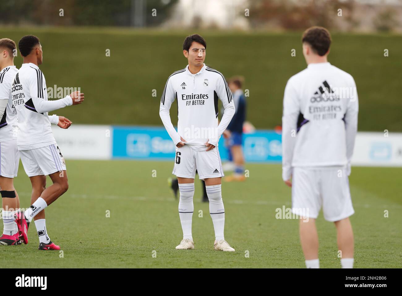 Madrid, Spain. 19th Feb, 2023. Takuhiro Nakai (Castilla) Football ...