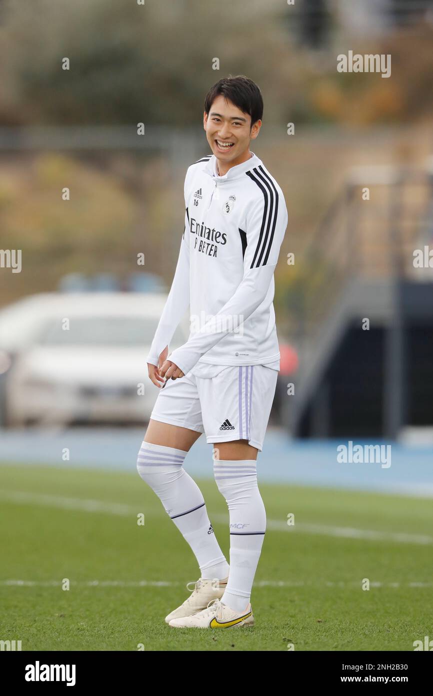 Madrid, Spain. 19th Feb, 2023. Takuhiro Nakai (Castilla) Football ...