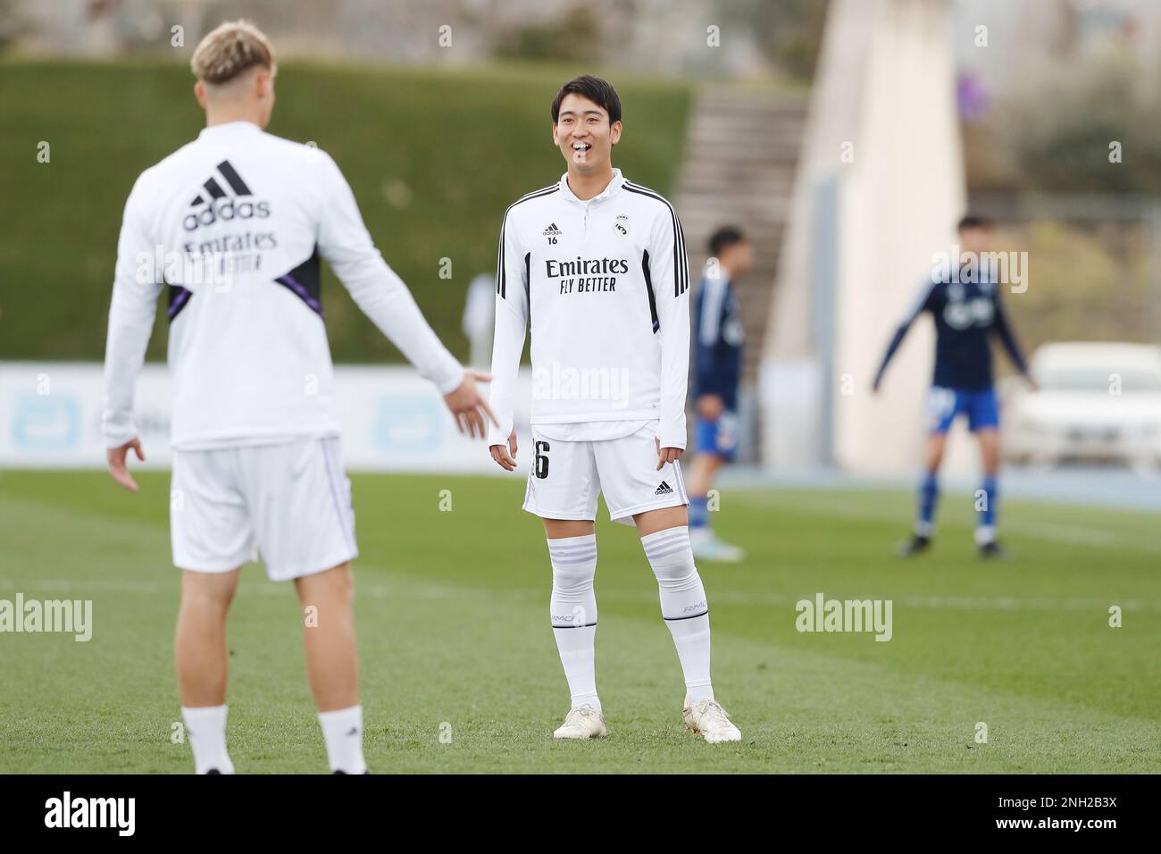 Madrid, Spain. 19th Feb, 2023. Takuhiro Nakai (Castilla) Football ...