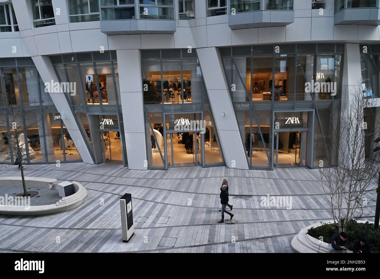 Zara at Battersea Power Station in south London, UK. February 2023 ...