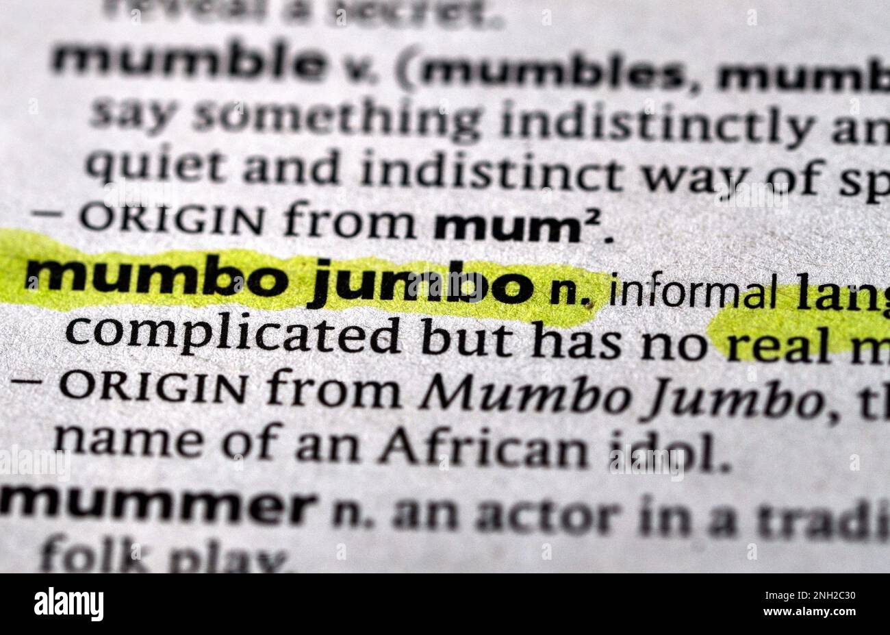 Mumbo hi-res stock photography and images - Alamy