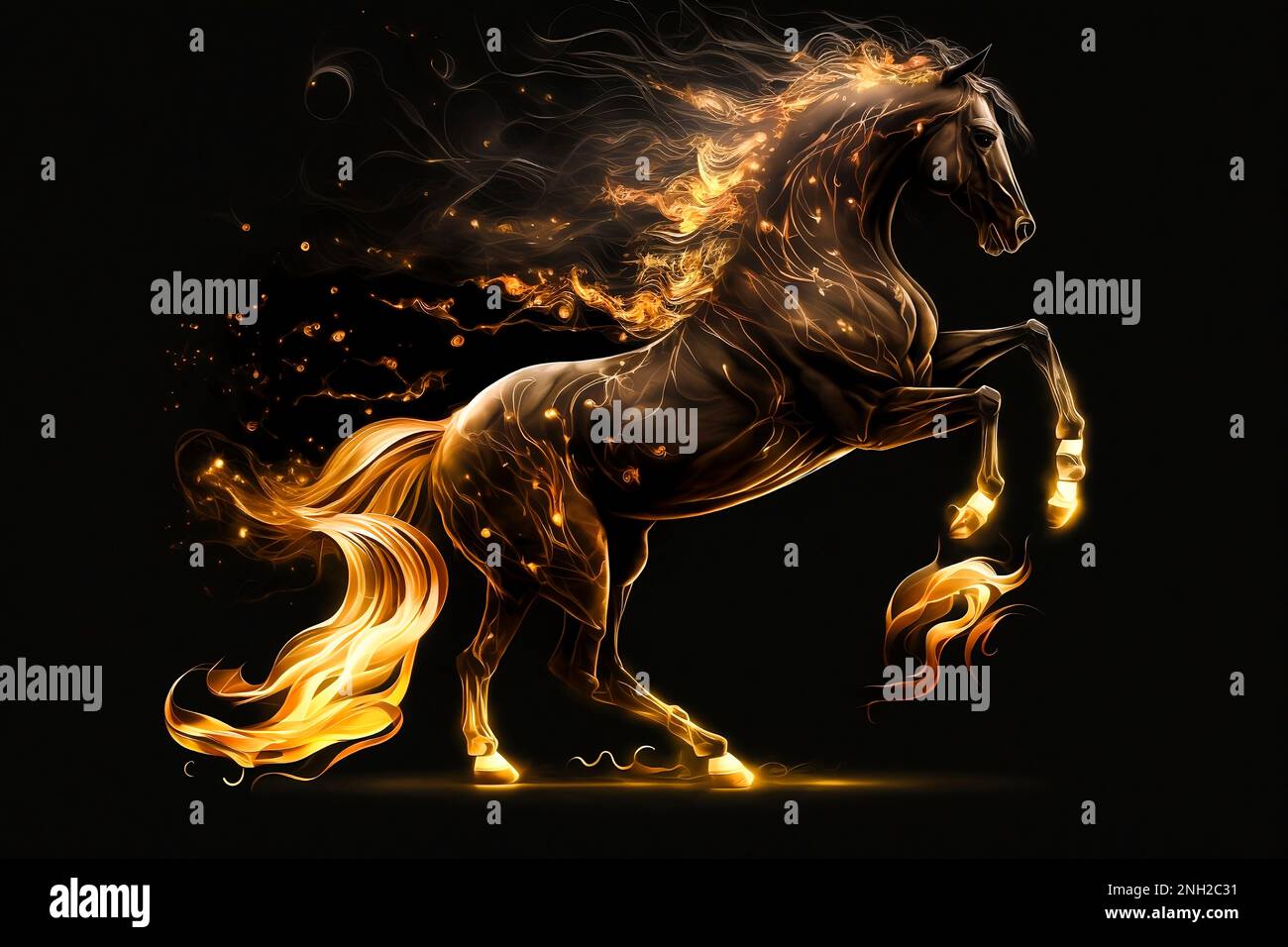 Fiery stallion hi-res stock photography and images - Alamy