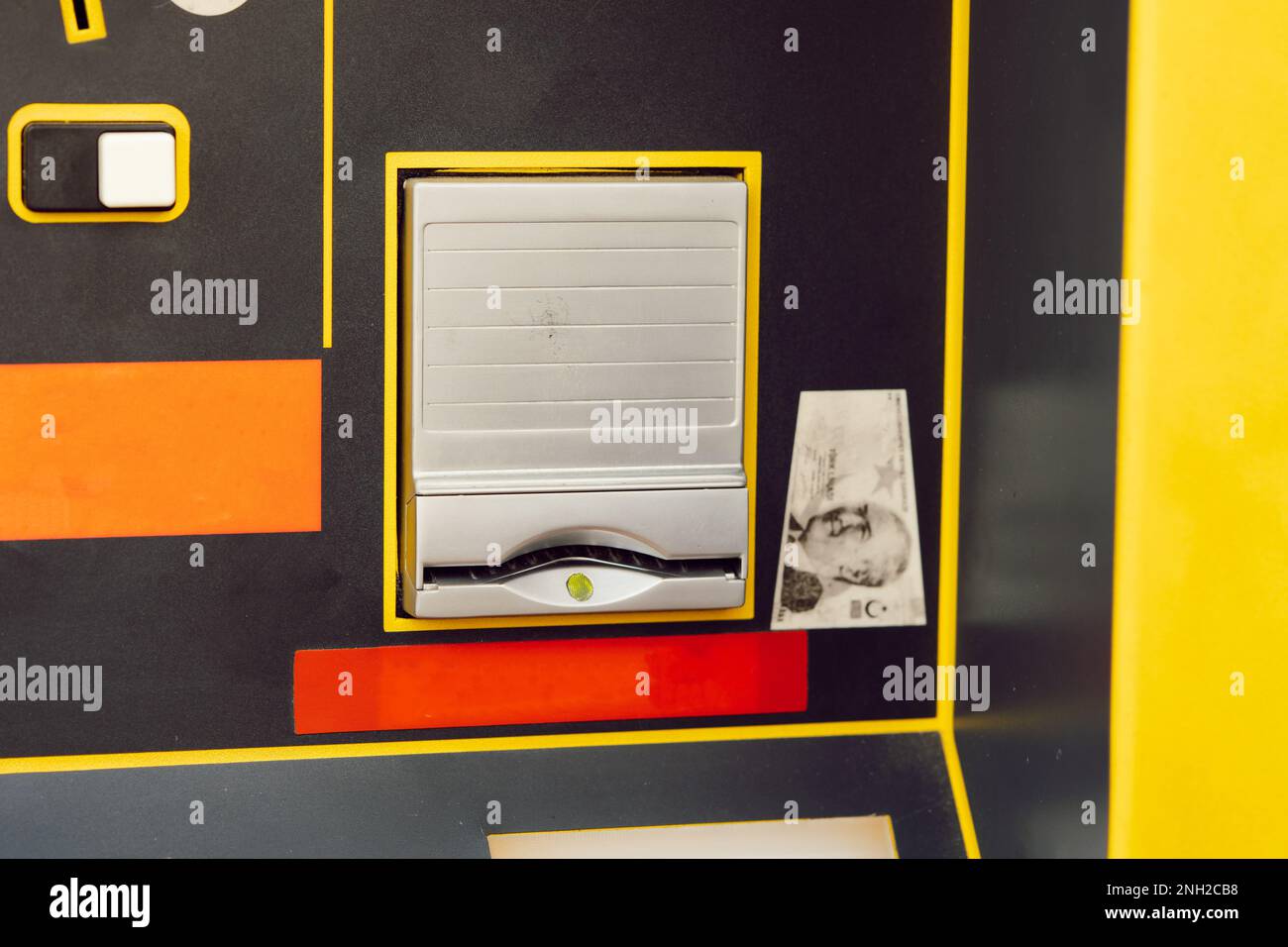 Automatic vending machine for buying public transport tickets in Turkey ...