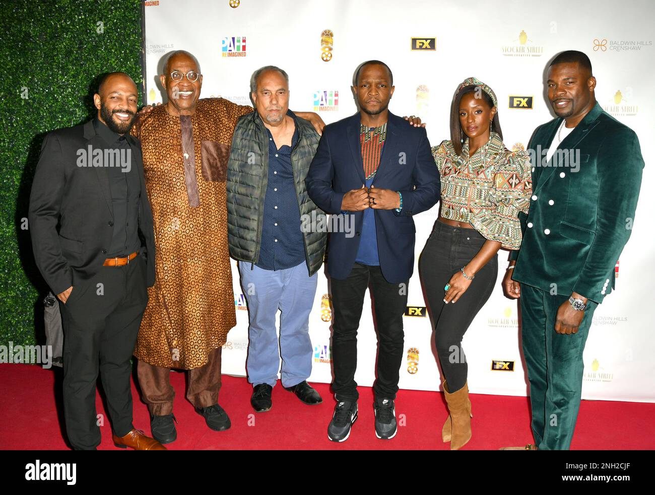 Los Angeles, Ca. 19th Feb, 2023. Omar Regan, Ayuko Babu, Roger Guenveur ...